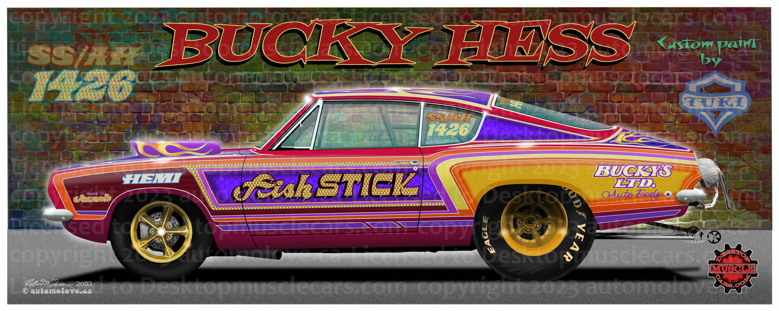 Bucky Hess Collection – Desktop Muscle Cars