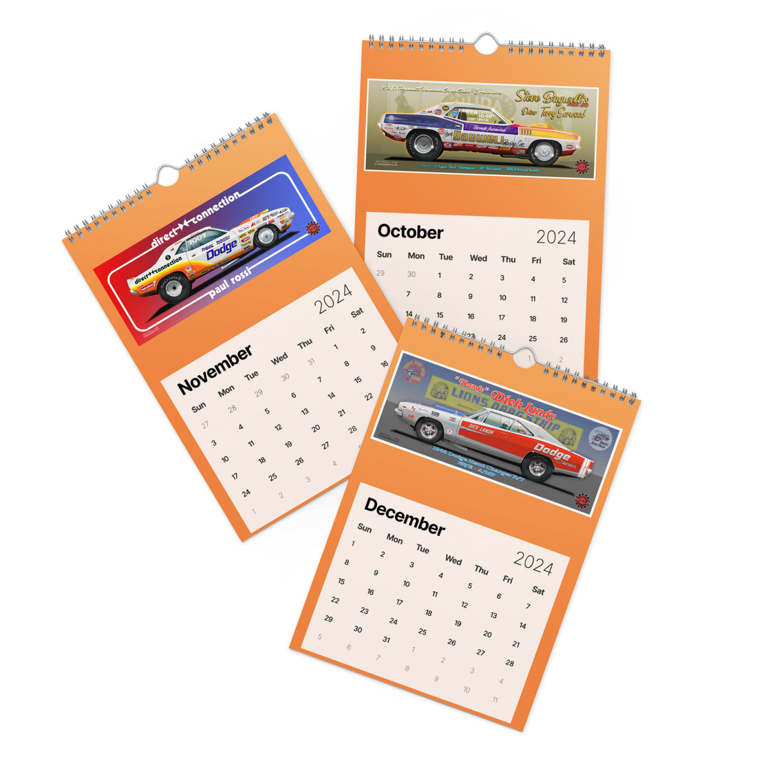 Legends of MOPAR 2024 Wall calendar (2024) – Desktop Muscle Cars